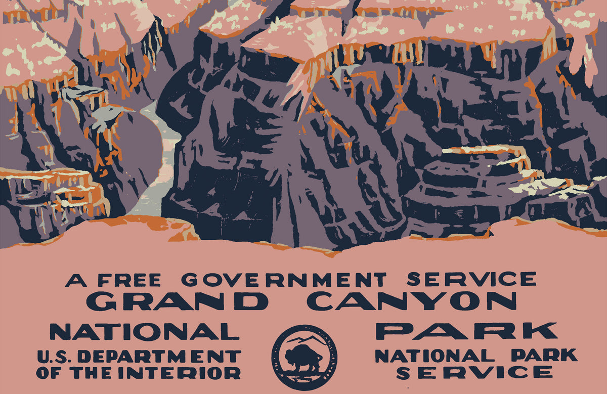Grand Canyon National Park WPA Poster – Fifty-Nine Parks