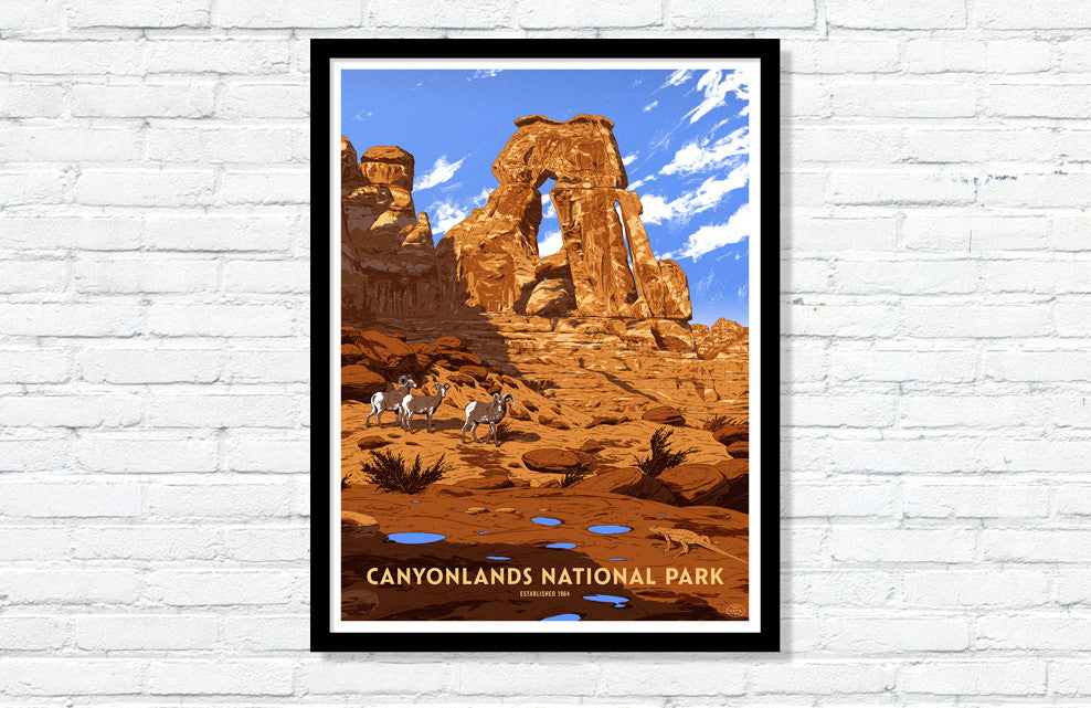 Canyonlands National Park Poster – Fifty-Nine Parks