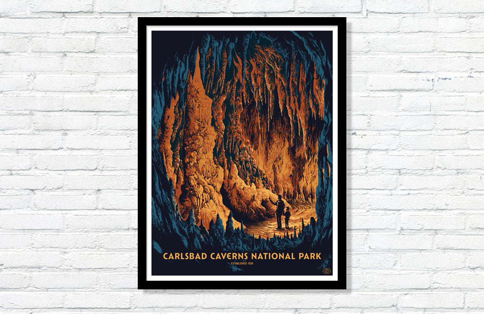Carlsbad Caverns National Park Poster – Fifty-Nine Parks