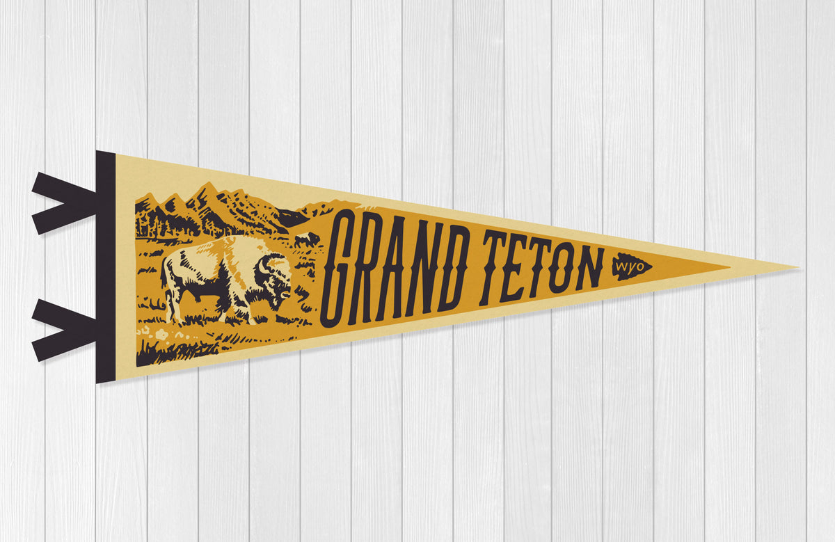 Grand Teton National Park Pennant – Fifty-Nine Parks