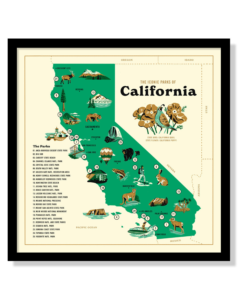 Map Of California National Parks California National Parks | List