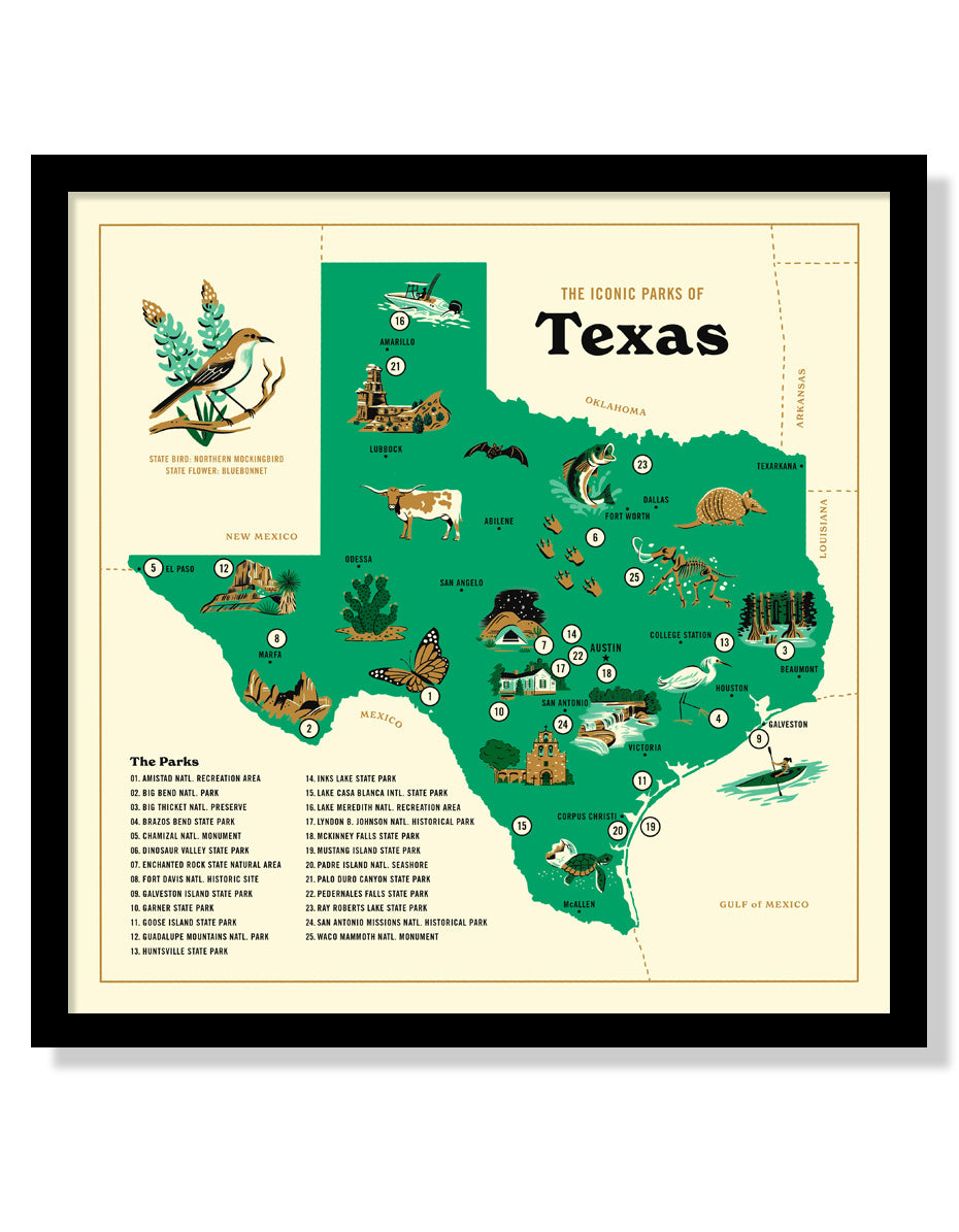 Texas State Park Logo Palo Pinto Mountains State Park Texas Parks
