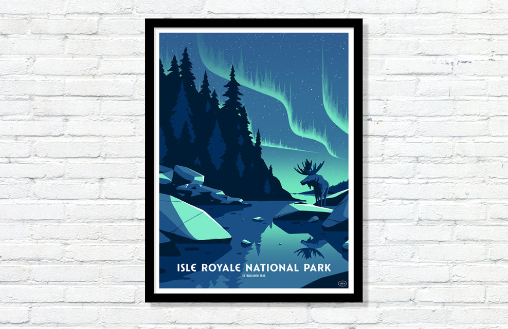 Isle Royale National Park Poster – Fifty-Nine Parks