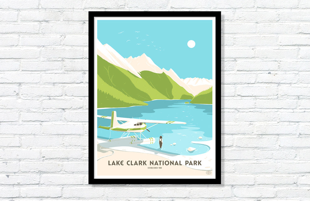 Lake Clark National Park Poster – Fifty-Nine Parks
