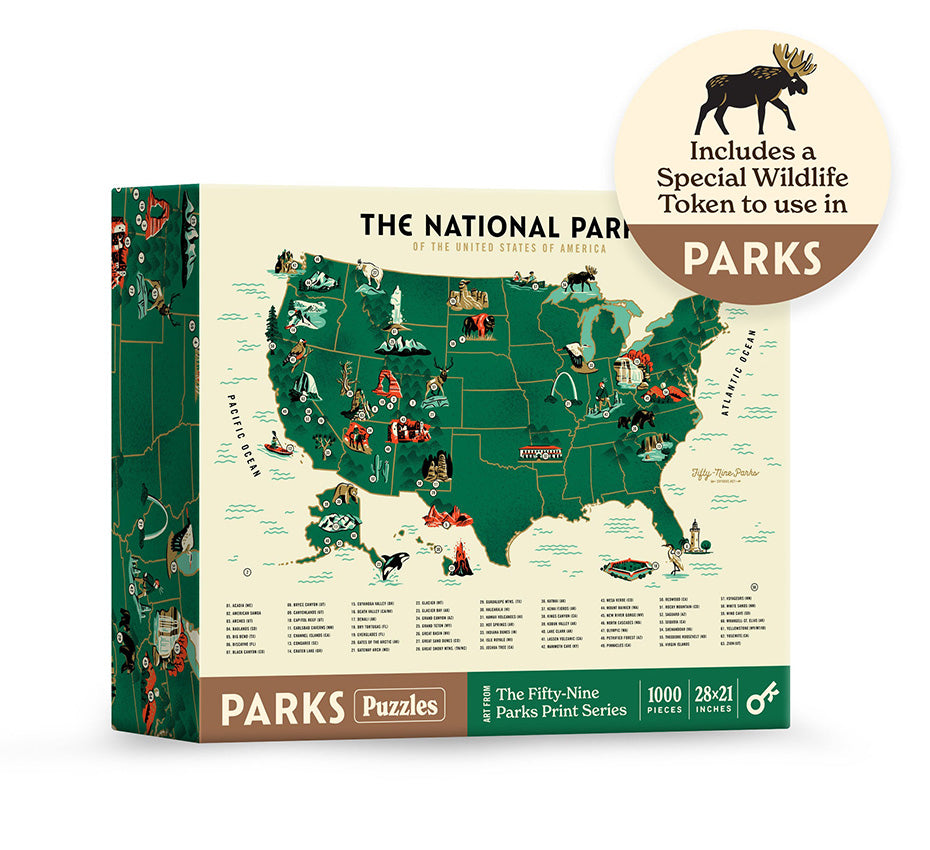 National Parks Puzzles – Fifty-Nine Parks