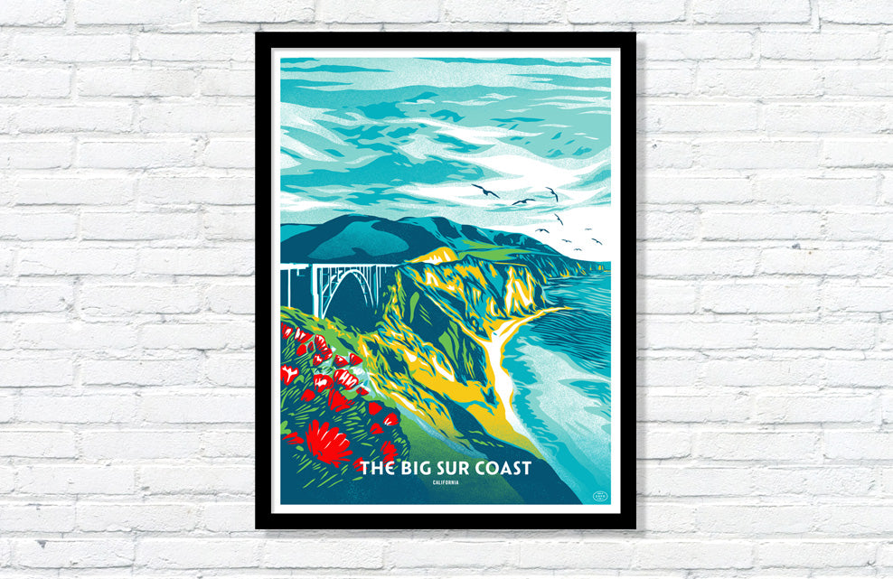 The Big Sur Coast Poster – Fifty-Nine Parks